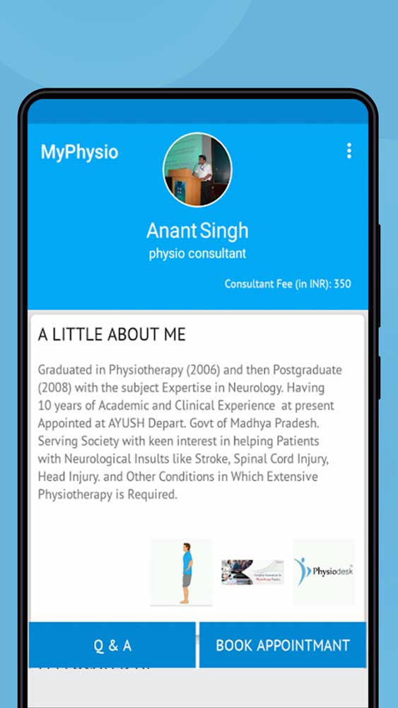 Physiodesk - Portfolio | Hackerkernel